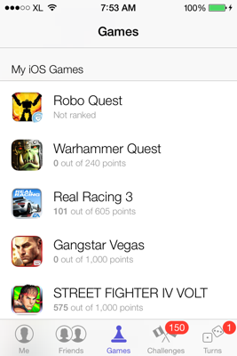 Mengintip Game Center Baru Di iOS 7 | GameSaku