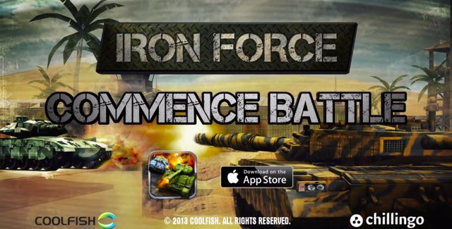 Chillingo Akan Merilis Game Tank Freemium Iron Force