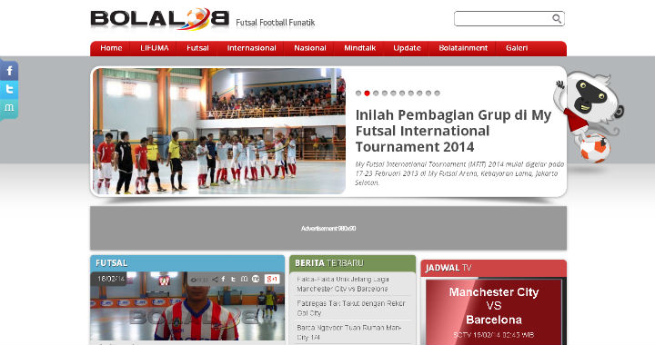 Ikuti perkembangan sepak bola di 5 website Indonesia ini