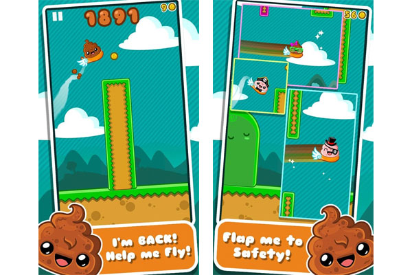 Inilah Tiruan Flappy Bird Dengan Karakter 'Kotoran'