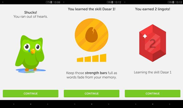 Belajar bahasa asing sambil bermain dengan Duolingo (REVIEW)