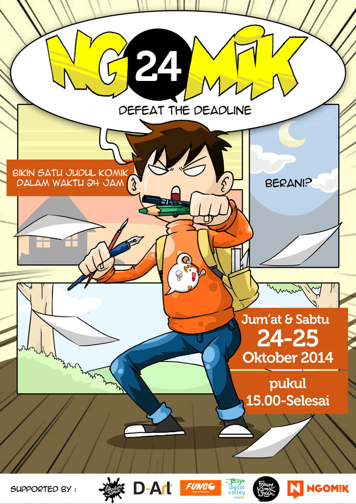 Inilah lomba membuat komik yang diadakan 24 jam!
