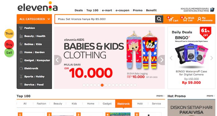 Daftar marketplace pesaing Tokopedia di Indonesia