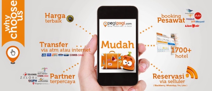 Pegipegi website booking hotel di Indonesia