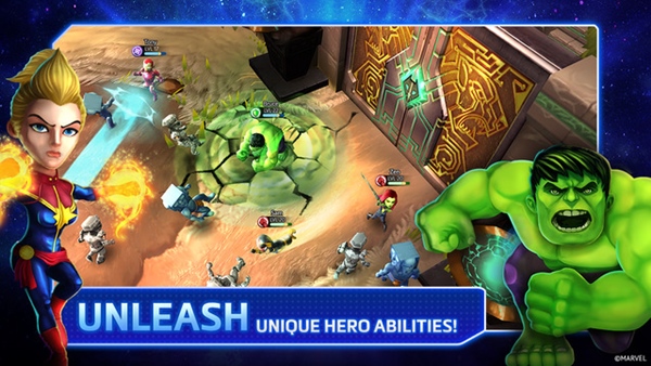 Marvel Mighty Heroes Resmi Dirilis Oleh DeNA