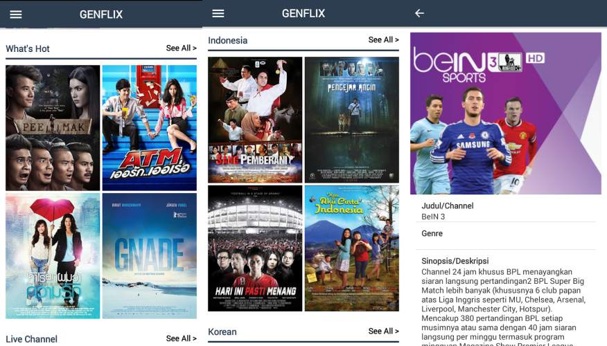 Genflix 2.0 alternatif aplikasi streaming mobile