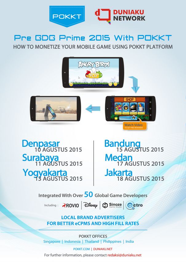 Pre-Event GDG Prime Akan Hadir di Enam Kota Agustus Ini