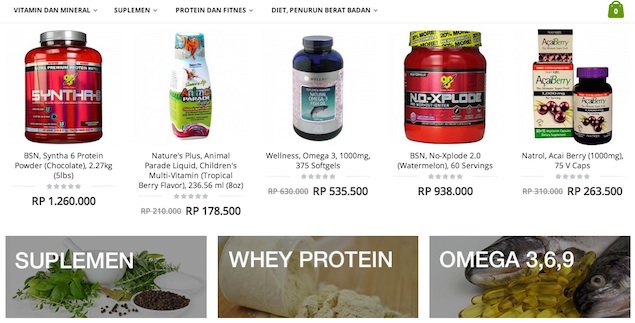 Temukan Beragam Produk Diet dan Fitness di Healthy.co.id