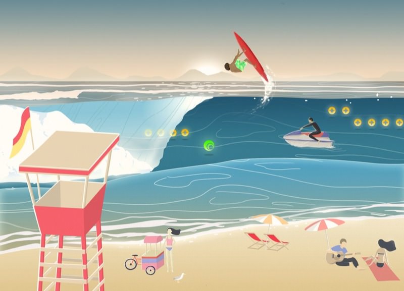 Go Surf - Alto's Adventure Versi Selancar di Laut