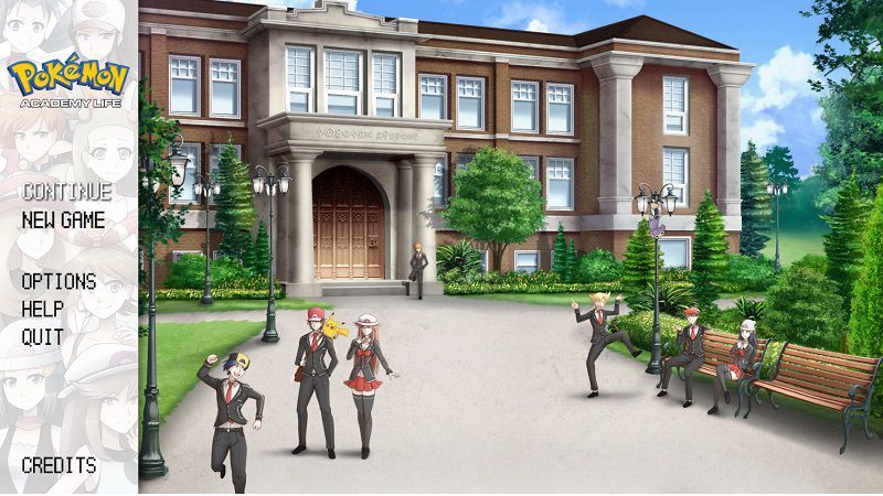 Pokémon Academy Life - Visual Novel Pokémon dari Fan