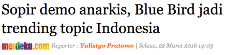 Strategi Digital Apa Menyelamatkan Blue Bird