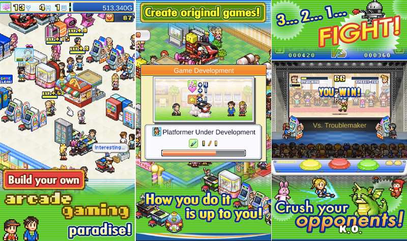 Pocket Arcade Story - Game Manajemen Arcade dari Kairosoft