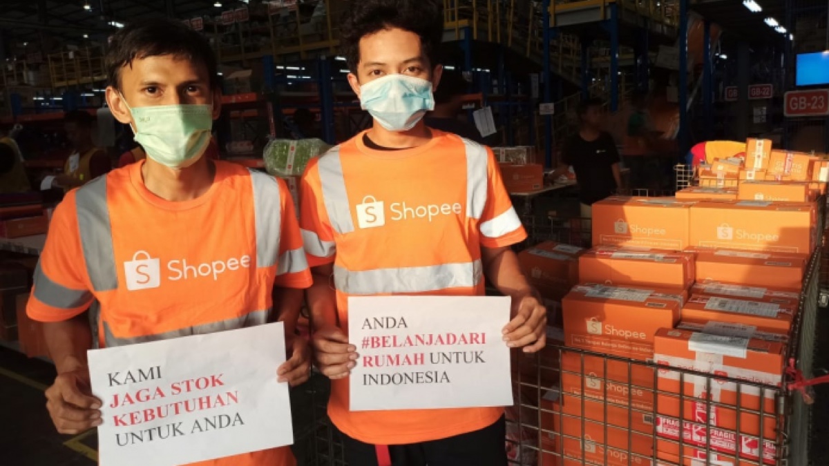 Shopee Alokasikan Rp100 Miliar untuk Bantu Mitra Selama Pandemi